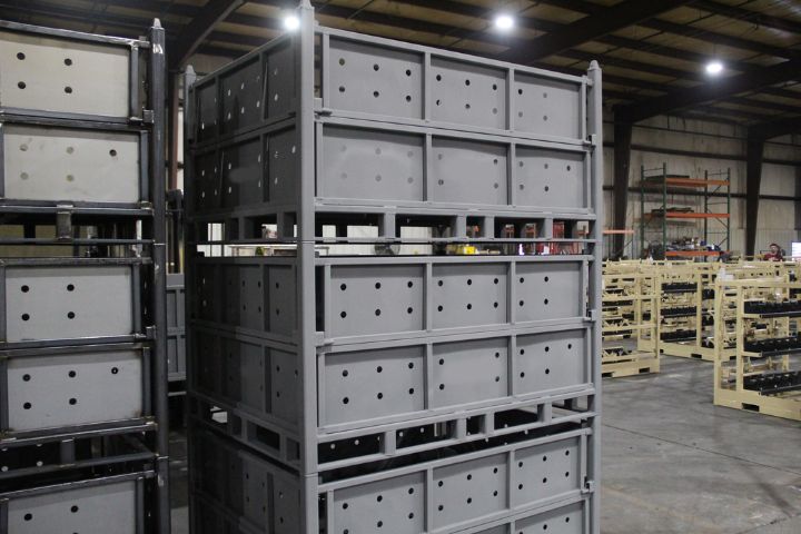 Metal Bulk Bins - Stackable Steel Storage solutions